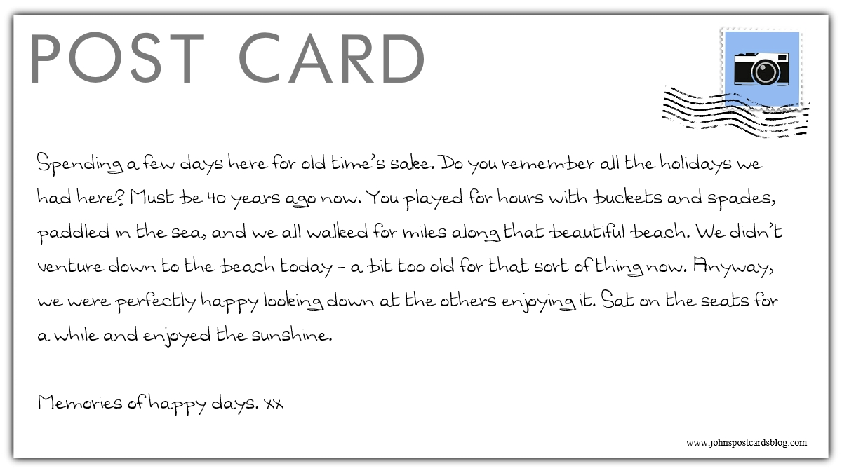 Memories of happy days, Filey – John's Postcards